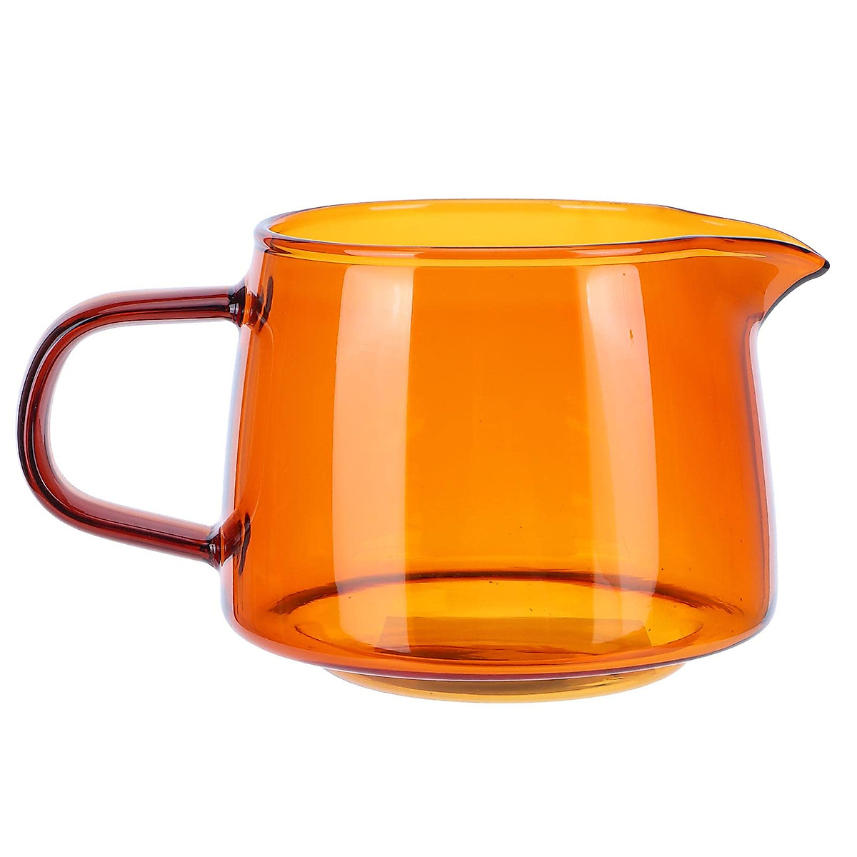 Glass Cup, High Borosilicate Glass Coffee Mug Practical Heat Insulation for Drinkware for Coffee Accessories(amber)