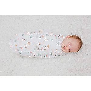 lulujo Baby Swaddle Blanket| Unisex Softest 100% Cotton Muslin Swaddle Blanket| Neutral Receiving Blanket for Girls & Boys | 47in x 47in Kitty