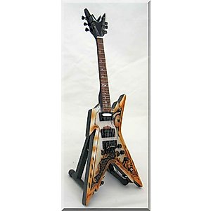 ARTSTUDIO35 Miniature Guitar Razorback Rustic Pantera