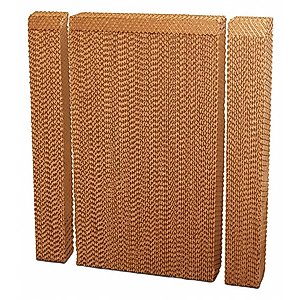 Evaporative Cooler Pad, 35-1/2"H x 36-1/4"W x 2"D, Residential/Commercial/Industrial