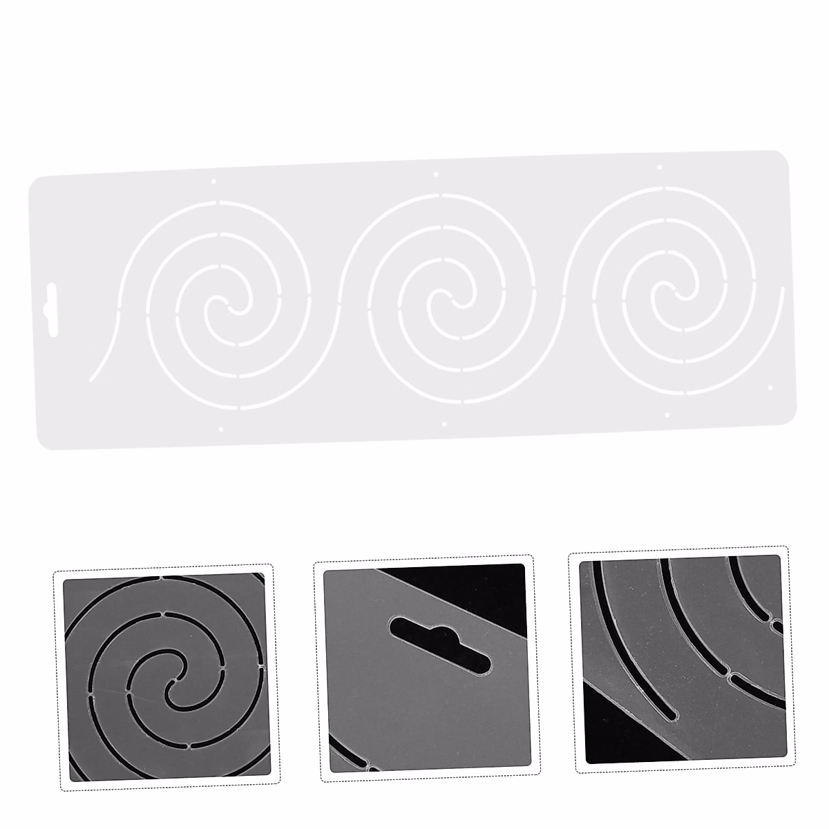 EXCEART Embroidery Template Embroidery Tools Quilting rulers Embroidery Stencils Quilting Tools Sewing Measure Tool Transparent Sewing Template Drawing Template pp Crimping Proofing Ruler