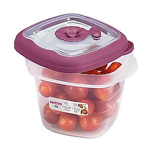 Tribello Plastic Freezer Food Storage Container with Lids Microwave/Dishwasher Safe Steam Vent/Air-Tight Lid - for Lunch, Meal Prep, Leftovers and Snack Containers - Small 10 Oz 6 Pack - 1.25-Cup
