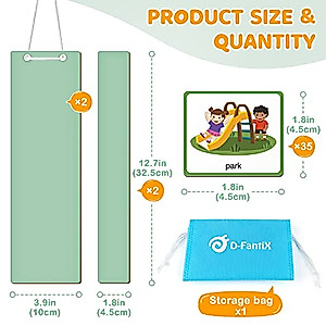D-FantiX Magnetic Responsibility Chart and Visual Schedule Cards for Kids, Chore Chart for Multiple Kids, My Star Reward Chart Daily Routine Good Behavior Charts Dry Erasable for Toddlers at Home
