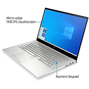 Newest HP Envy 17t Touch(10th Gen Intel i7-1065G7, 32GB DDR4 RAM, 1TB PCI NVMe SSD, NVIDIA GeForce 4GB GDDR5, Windows 10 Professional, 3 Years McAfee Security Key) Bang & Olufsen 17.3" Laptop PC