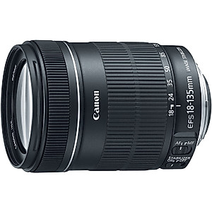 Canon EF-S 18-135mm f/3.5-5.6 is Standard Zoom Lens for Canon Digital SLR Cameras (New, White Box) (Renewed)