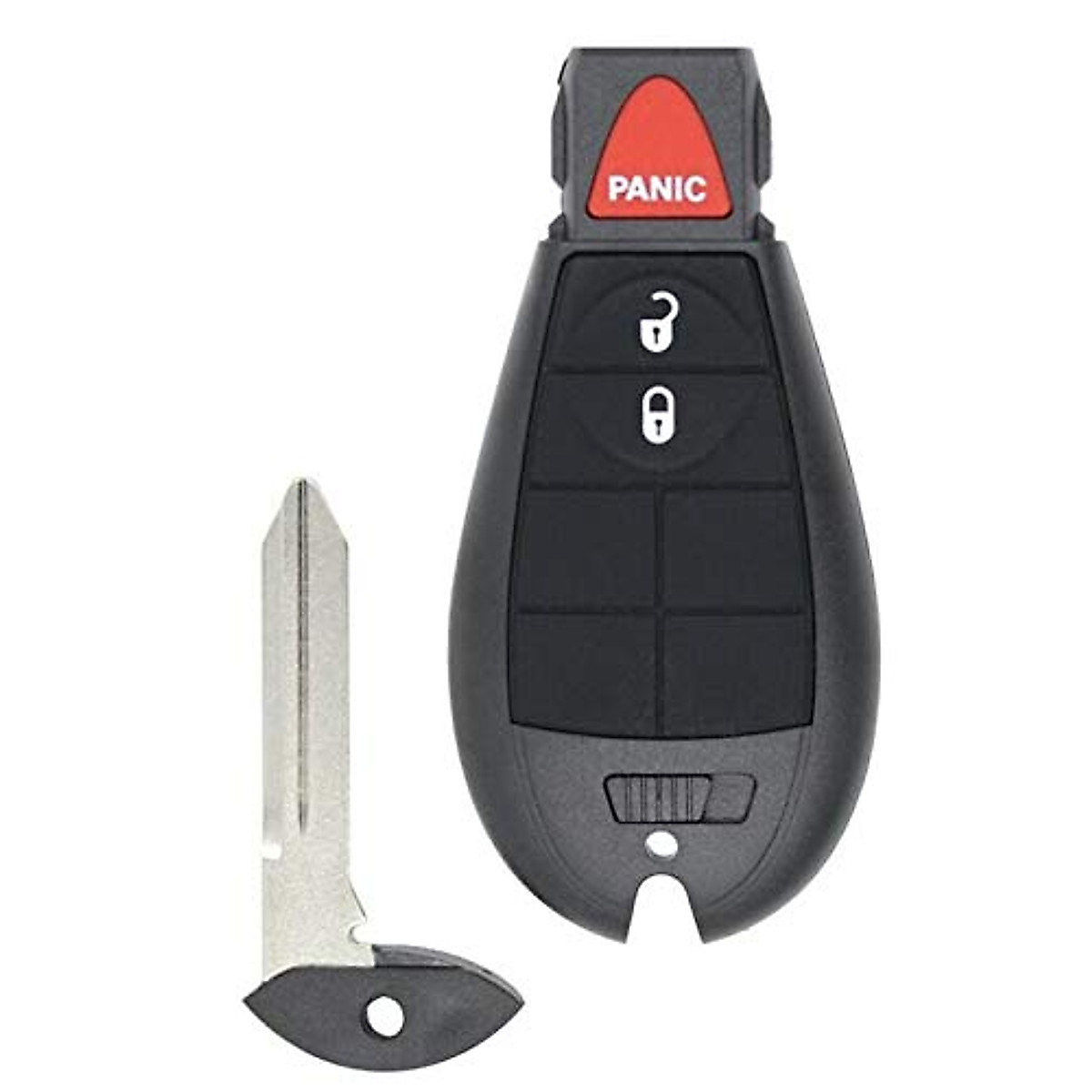 REPROTECTING Silicone Rubber Key Fob Cover Compatible with 2008-2012 Dodge Challenger Charger Durango Grand Caravan Journey Ram 1500 2500 3500 M3N5WY783X IYZ-C01C