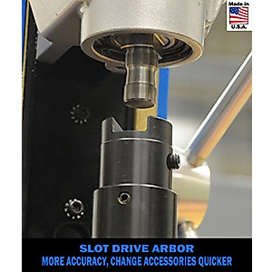 Hougen HMD904S 115-Volt Swivel Base Magnetic Drill Fabricator's Kit with Integrated Coolant Bottle Plus 1/2" Drill Chuck, Adapter, and 12002 Rotabroach Cutter Kit