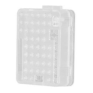 Electronic Housing, Flame Retardant Easy Connection Hollow Design ABS Circuit Board Case Quick Cooling with 4pcs Screw for Protection(Transparent)