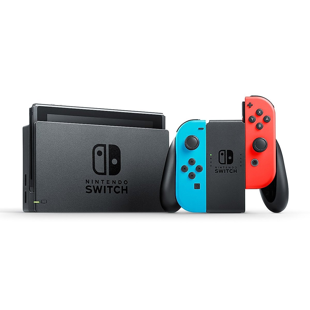 Nintendo Switch with Joy-Con Pick You Own System Bundle Options: Edition, Color, Games, Extra Controller, Case