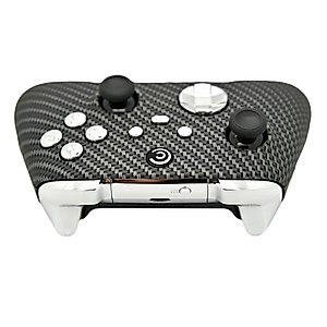 Designer Series Custom Wireless Controller for PC, Windows, Series X/S & One - Multiple Designs Available (Carbon Fiber & Silver Chrome inserts)
