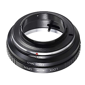 K&F Concept Lens Mount Adapter ring Compatible with Canon FD Lens to Micro Four Thirds M4/3 Olympus Pen and Panasonic Lumix Cameras