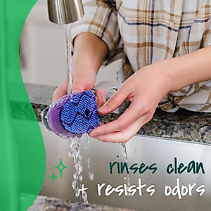 Scotch-Brite Scrub Dots Non-Scratch Dishwand Refills, Fits All Scotch-Brite Dishwands, 2 Refills