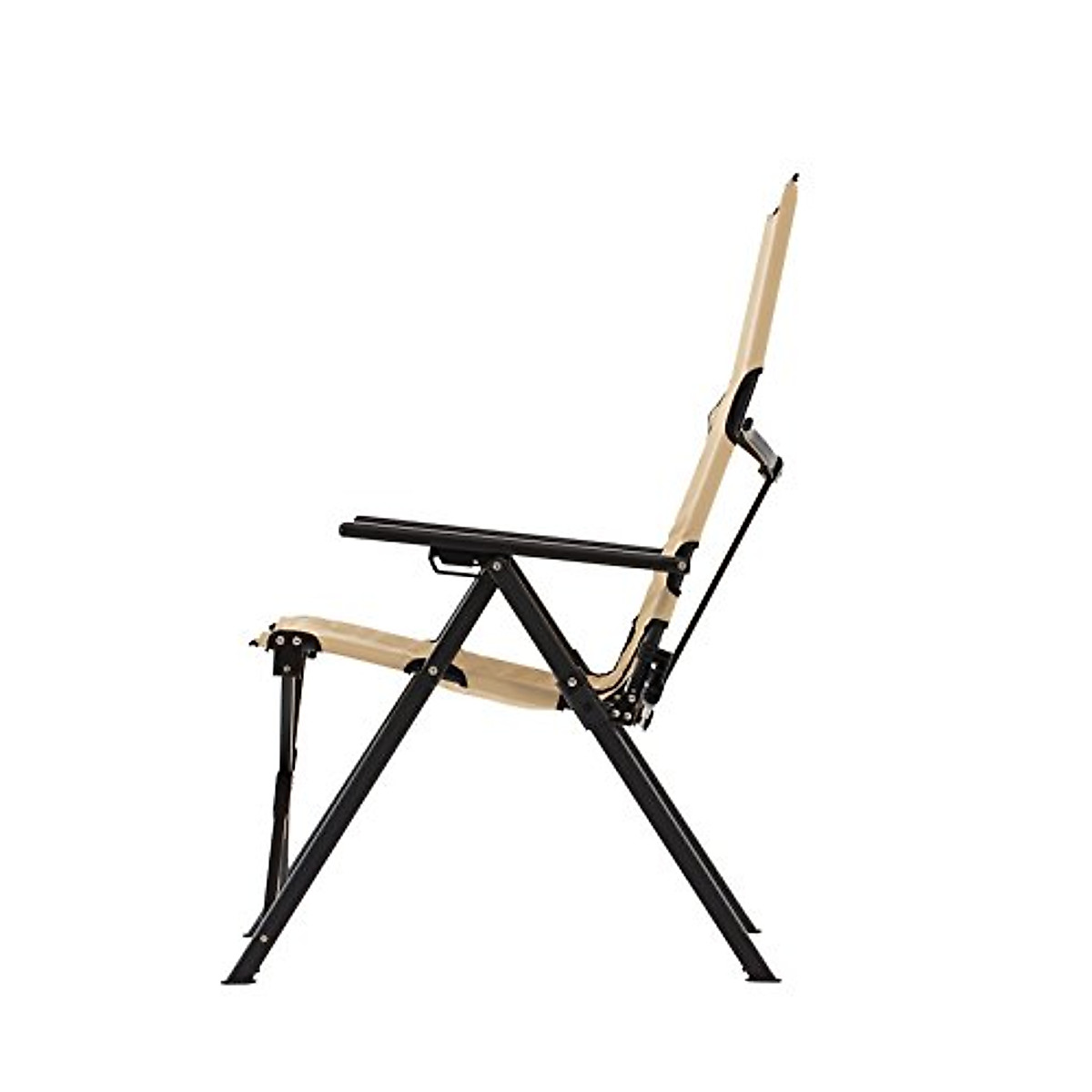 Coleman 2000032523 Ray Chair, Beige (Amazon Exclusive Color), 3 Levels of Reclining, Foldable, High Back