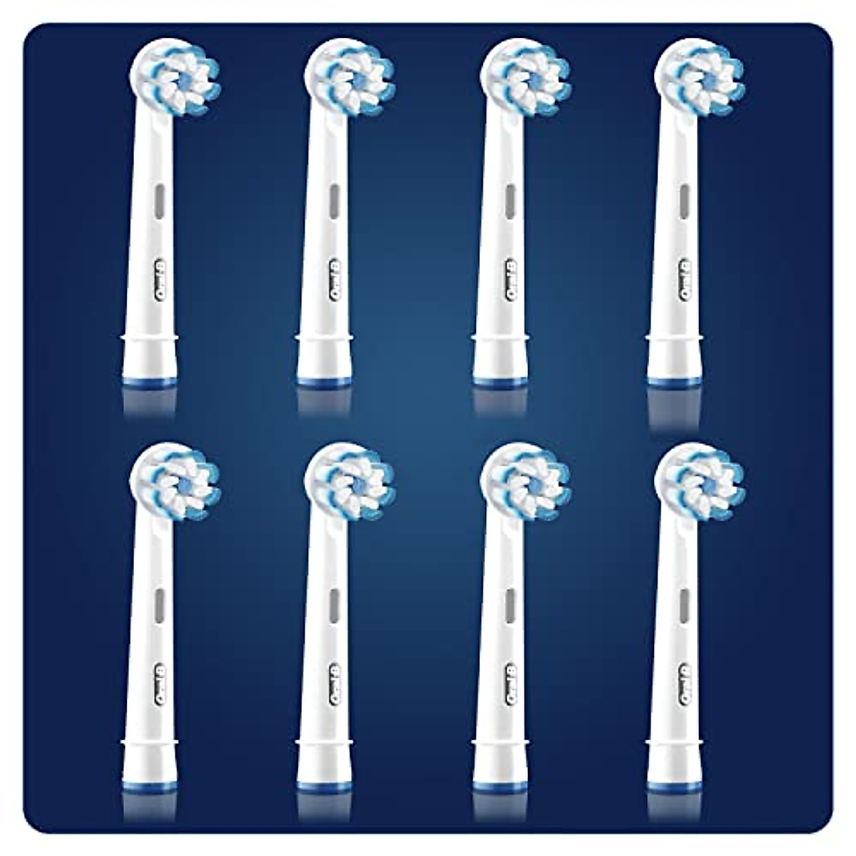 Braun Oral-B 4210201320180 Sensitive Clean Toothbrush Heads for Our Gentle Cleaning, in Letterbox Packaging Pack of 8