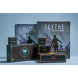 Stonemaier Games: Scythe: The Rise of Fenris | 8 Episode Scythe Campaign | Adds an Additional 11 Modules to Play Through | Add to Scythe (Base Game) | 1-5 Players, 115 Mins, Ages 14+