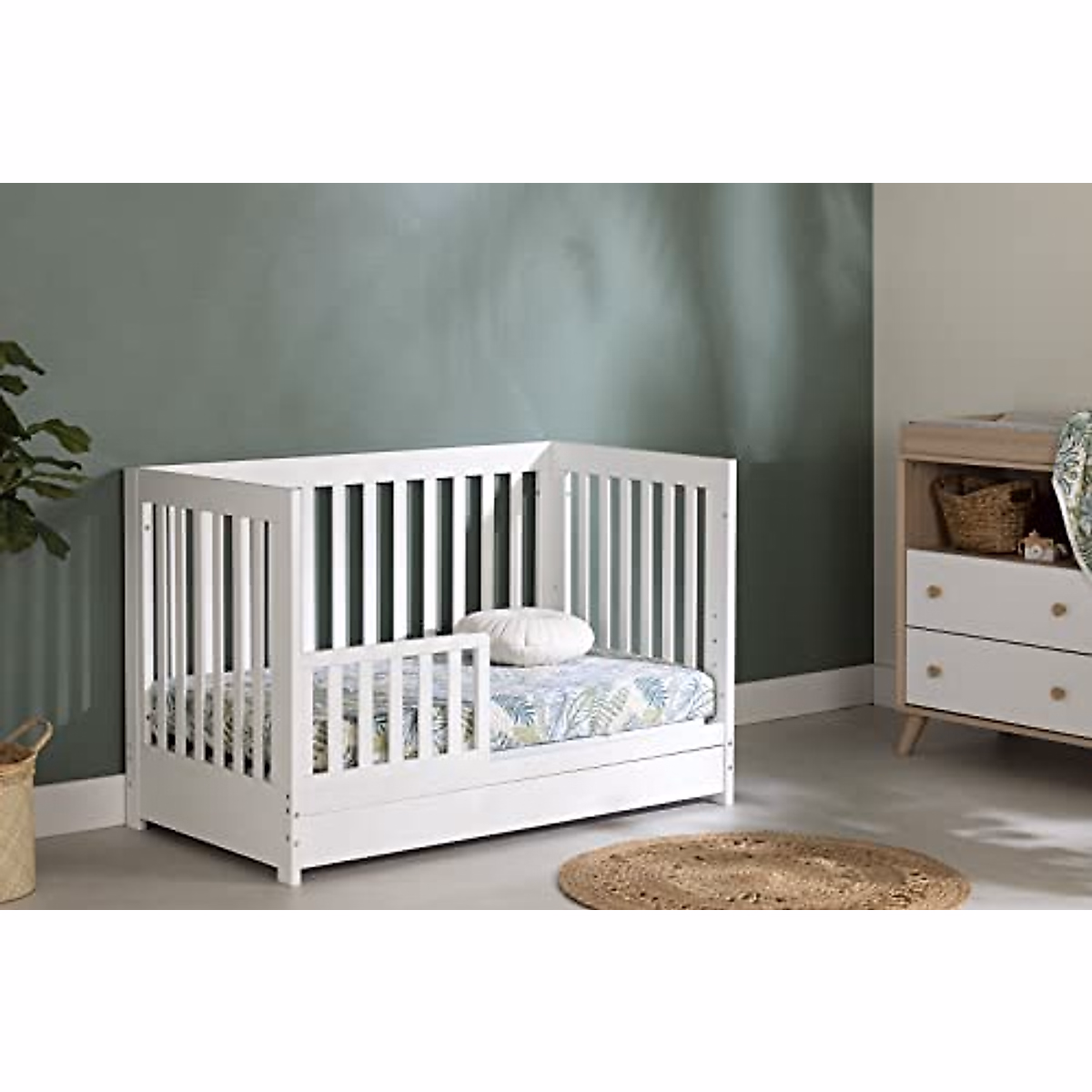 South Shore, Yodi Crib with Drawer, Pure White