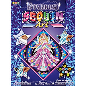 Sequin Art Stardust, Fairy Princess, Sparkling Arts and Crafts w/Glitter, Creative Crafts