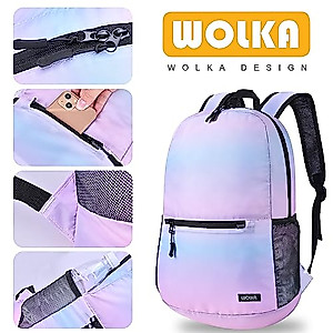 Wolka Packable Hiking Backpack 20L Ultralight for Women/Man,Small Waterproof Traveling Daypack for Park/Camping/Outdoor/Stadium