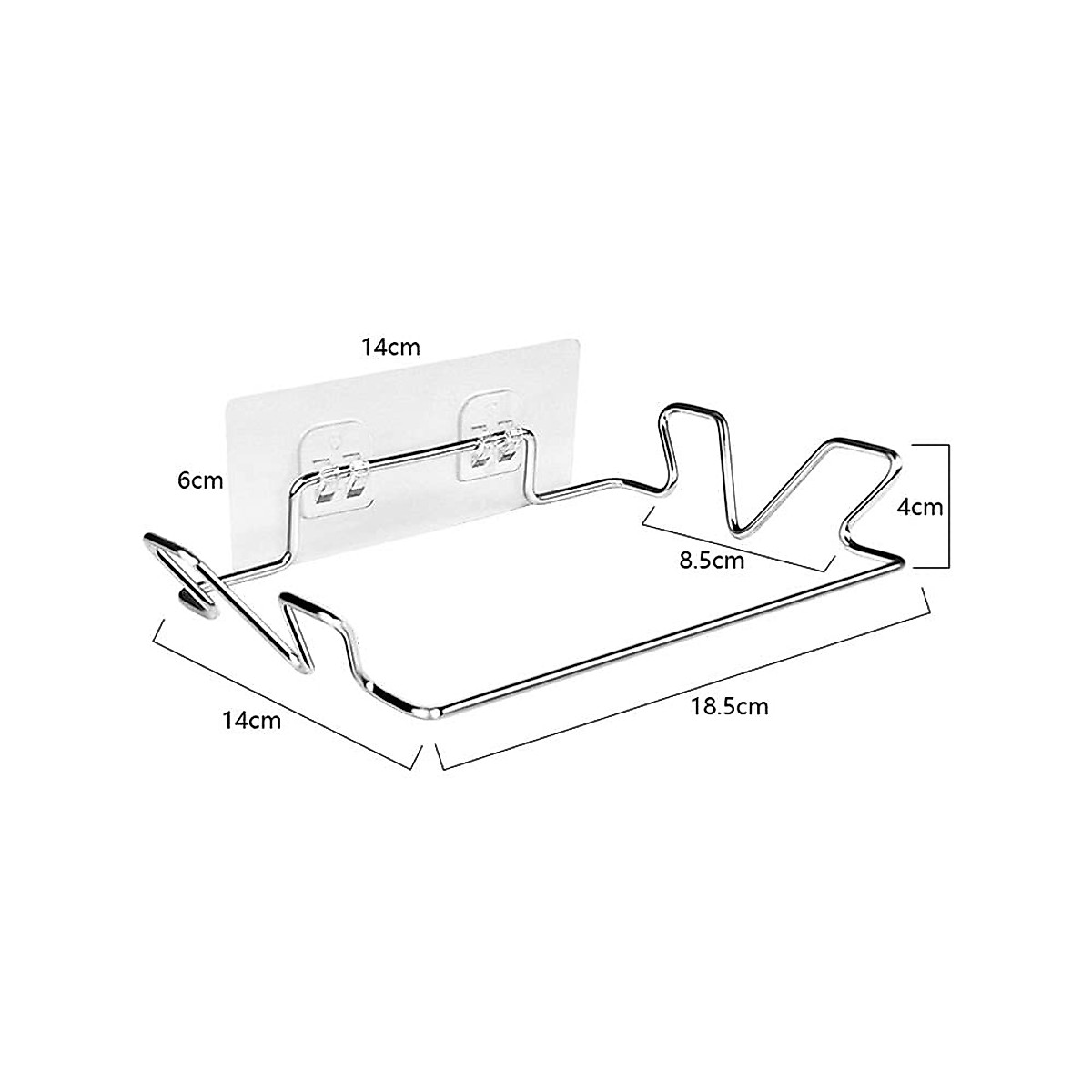 MinLia Stainless Steel Closet Garbage Storage Holder Punch-Free Trash Bag Holder Garbage Bracket Kitchen Storage Supplies