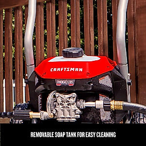CRAFTSMAN Electric Pressure Washer, Cold Water, 2100-PSI, 1.2 GPM, Corded (CMEPW2100)