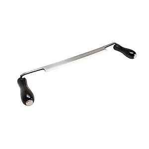 Ox-Head KR3752500 10" x 1-3/8" Straight Drawknife, Black/Silver