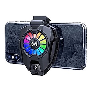 Neveika Phone Cooler, Cellphone Radiator with Dual Semi-Conductor Cooling Chip, Mobile Phones with a Width of 6 to 8 cm for Tiktok Live Streaming, Outdoor Vlog, Mobile Gaming. (Digital display)