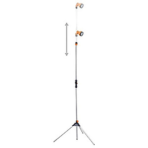 xiannv Garden Shower with Tripod 87" Aluminium Garden Shower with Base Adjustable Pressure Wood Outdoor Multi Colors