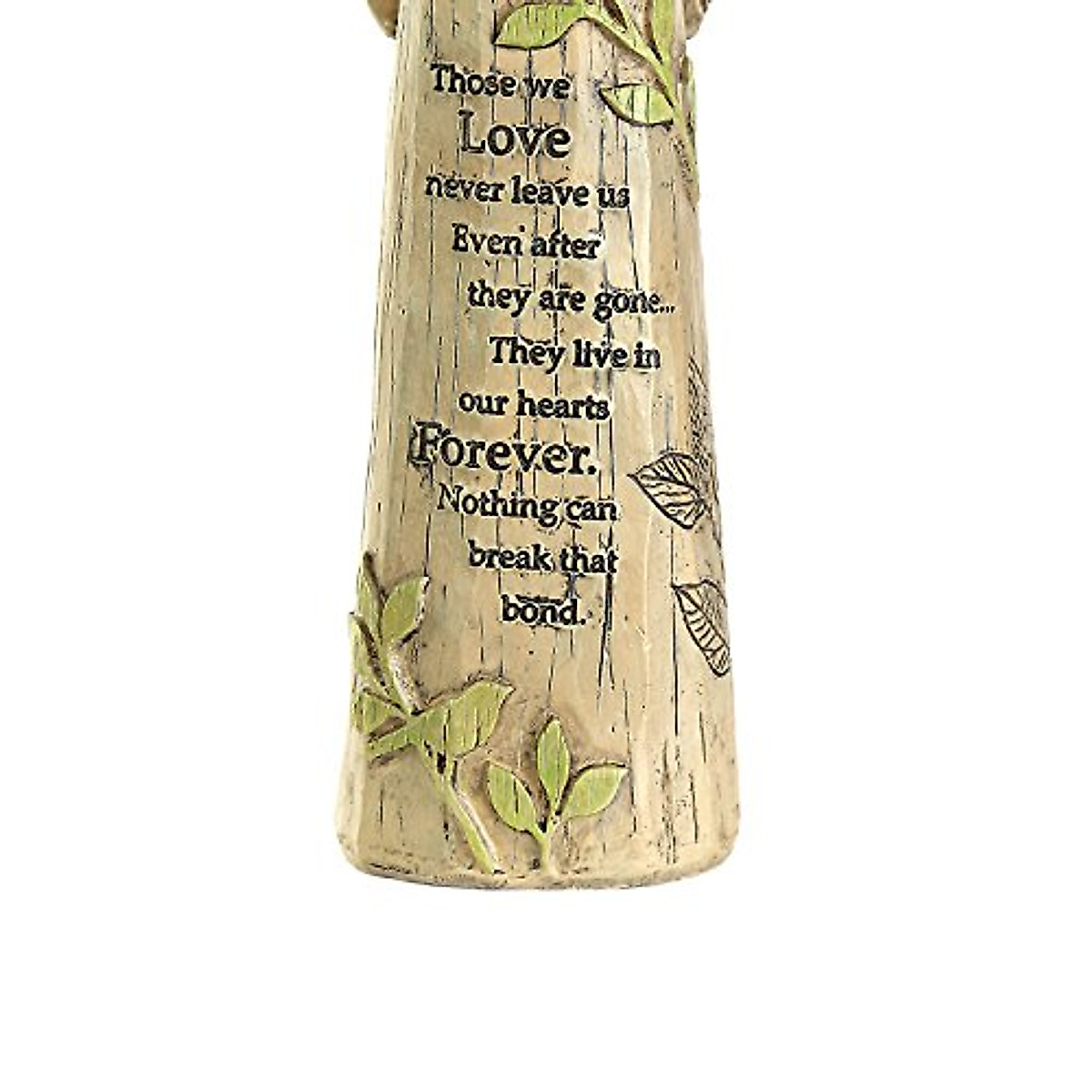 Ivy Home Memorial Angel Figurine Garden Angel Statues with Bird Garden Statuary Decoration for Garden, Yard, Patio