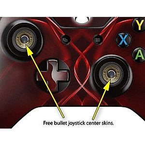 WraptorSkinz Decal Style Vinyl Skin Wrap compatible with XBOX One Original Wireless Controller Abstract 01 Red - (CONTROLLER NOT INCLUDED)