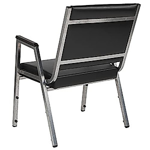 Flash Furniture Vinyl Bariatric Medical Chair, Black (Xu604436701bkvy)