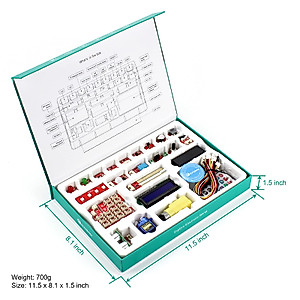 ELECROW Sensor Kit for Raspberry Pi, Programming Learning Kit, Electronics and Coding Kit for Raspberry Pi Beginners