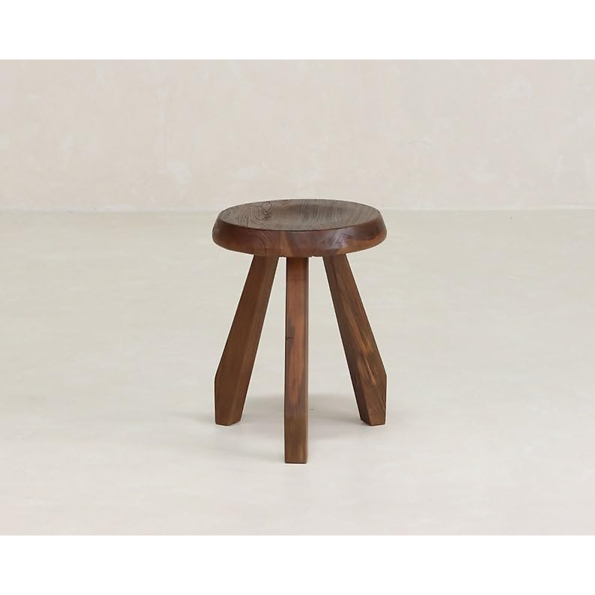FHCKIG Milking Stool,stool,plant stand (Dark Teak Oil)