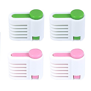 AUEAR, 2 Sets DIY Cake Leveler Slicer Adjustable Bread Cutter 5 Layers for Bread Toast Cake Kitchen Fixator Tool