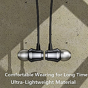 YINYOO Wired Earphones Headphones WGZBLON FG Earbuds HD Sound with Stereo Bass for Computer Phone for Men Women Adults(with mic, Black)