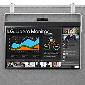 LG 27MQ70QC-S.AUS 27" QHD IPS HDR 10 Libero Monitor with Detachable Full HD Webcam