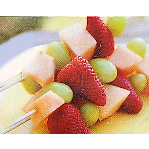 Jacent 4 Inch Appetizer Bamboo Skewers. 300 Count per Pack, 1-Pack