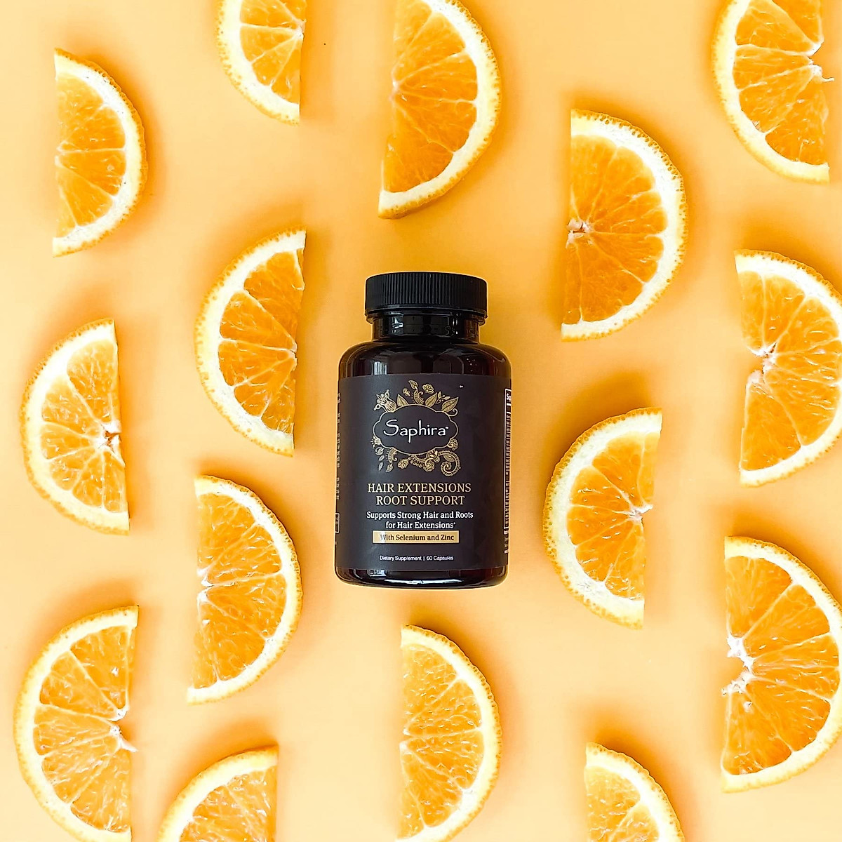 Saphira Hair Extensions Support Group Set | Daily Supplement, Leave-on Spray & Moisturizing Shampoo | Supports Strong Hair and Roots for Hair Extensions |