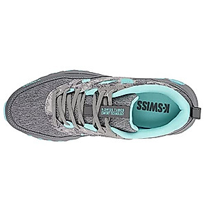 K-Swiss Women's Tubes Trail 200 Running Shoe, Steel Gray/Alloy/Blue Tint, 10 W