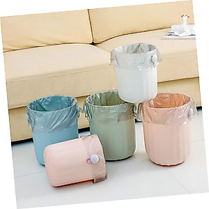 STOBAZA 4pcs Magnetic Garbage Bag Garbage Rubbish Bag Clip Trash Can Bag Clip Garbage Bin Clamp Trash Bag Fasten Band Trash Can Clamp Trash Bag Holders Clip Bracket TPR Magnetic Attraction