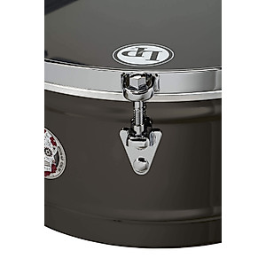 Latin Percussion Karl Perazzo Top-Tuning Timbales (LP1415-KP) Black Nickel
