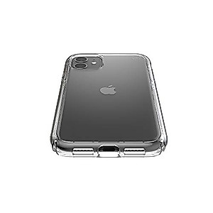Speck iPhone 11 Clear Case - Drop Protection, Anti-Yellowing, Anti-Fade Slim Transparent - Shock-Absorbent iPhone 11 Cases Bumper Cover - Heavy Duty - Perfect Clear Presidio