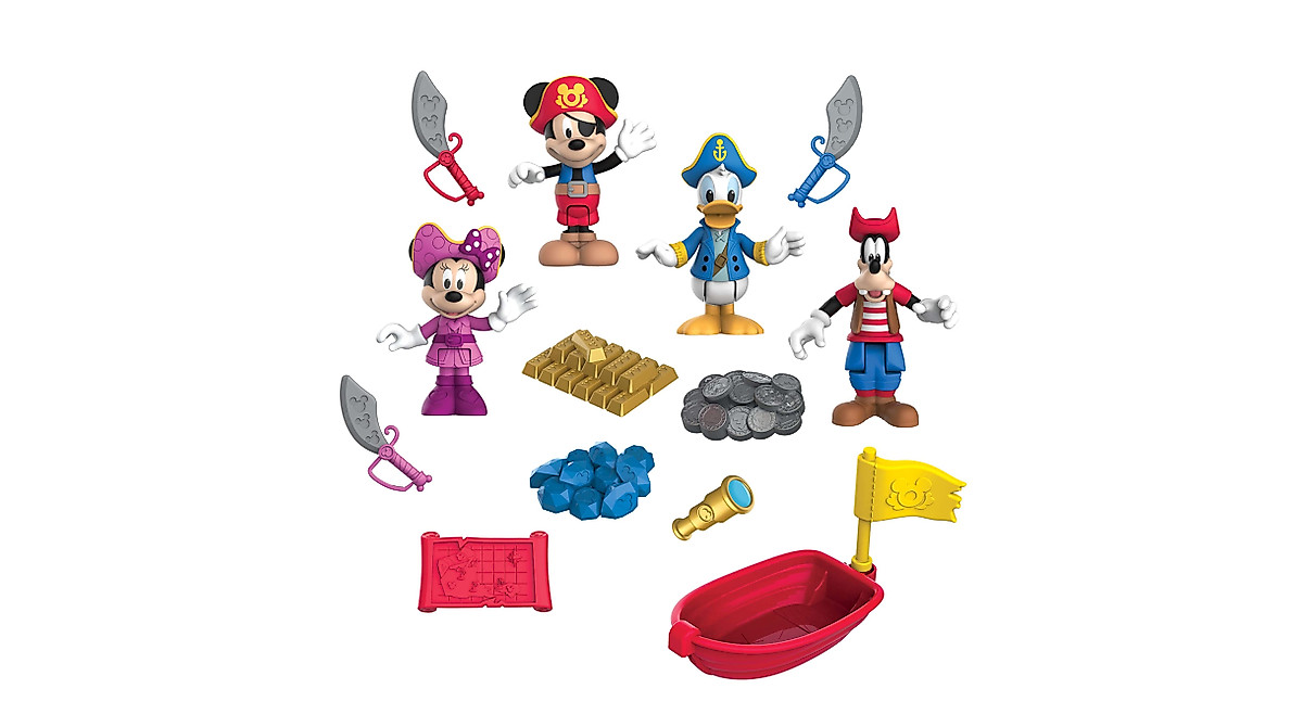 Mickey Mouse Pirate Adventure Set - Fun for Ages 3+