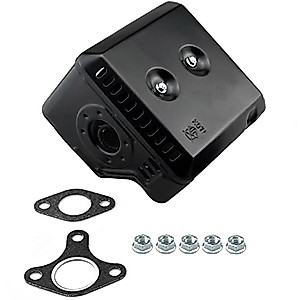HZ Muffler with Gaskets Mounting Nuts for Honda GX240 GX270 Engine Water Pump Pressure Washer Compressor and More Power Equipment