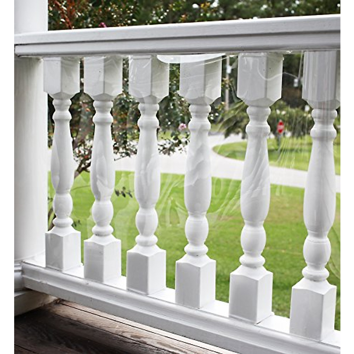 Kidkusion Clear View Outdoor Railguard, 15 Feet Long