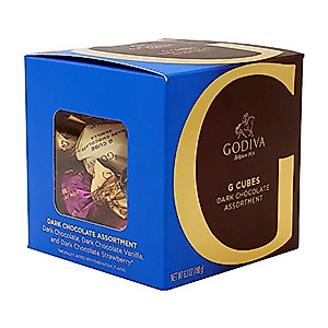 Godiva Chocolatier 22PC G Cube, Dk Asst, 6.3 Ounce