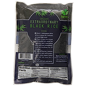 Bgreen Organic Black Rice, 16 Ounce