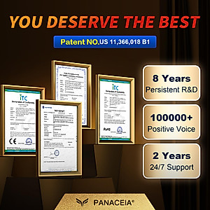 Paneceia Meat Thermometer Digital Wireless, 800FT Long Range Bluetooth Cooking Thermometer, Food Thermometer for Remote Monitoring of Grill, Oven, Smoker, Air Fryer, Rotisserie, iOS & Android App