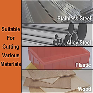 Mollom Heavy Duty Carbide Hole Saw, Hole Cutter cuts Stainless Steel, mild Steel, Iron, Copper, Brass, Plastic (3'' 76mm)