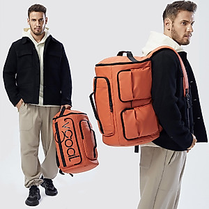 VGOAL 35L Travel Backpack Carry On Backpack as Person Item Flight Approved, 16 Inch Laptop Backpack for Men and Women (FG6327 RED)