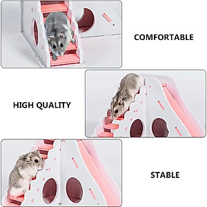 POPETPOP 1pc Pet Slide Hamster Sliding Ladder House Slide Playground Hamster House Colored Hamster Nest Pet Hamster House Pet Hamster Toy Hamster Hideout Hamster Playground House